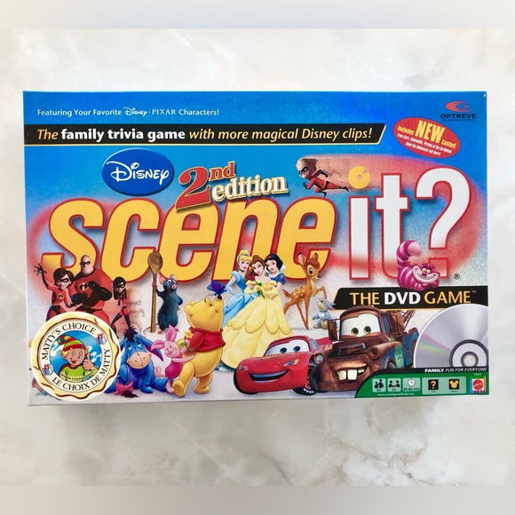 Disney | Games | Scene It Disney 2nd Edition Dvd Family Trivia Board ...